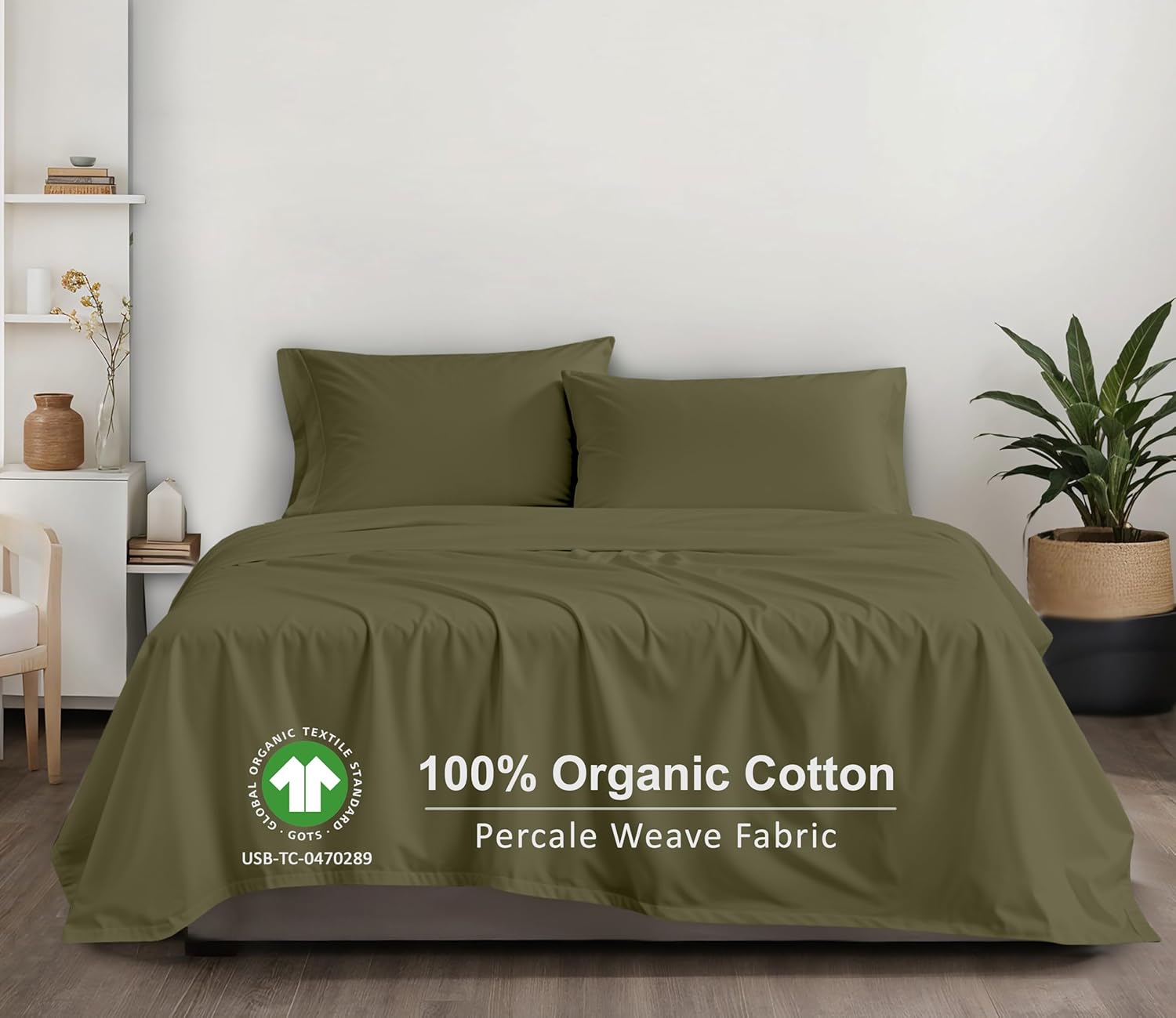 Organic Cotton Sheets – GOTS Certified, Peach Finish | Ruvanti